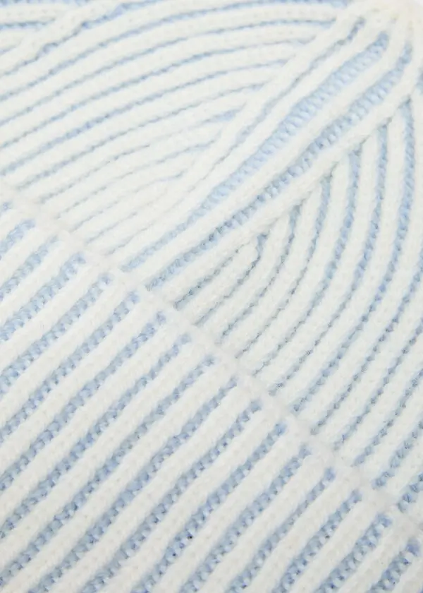 Varley Dionne Ribbed-knit Beanie - Blue