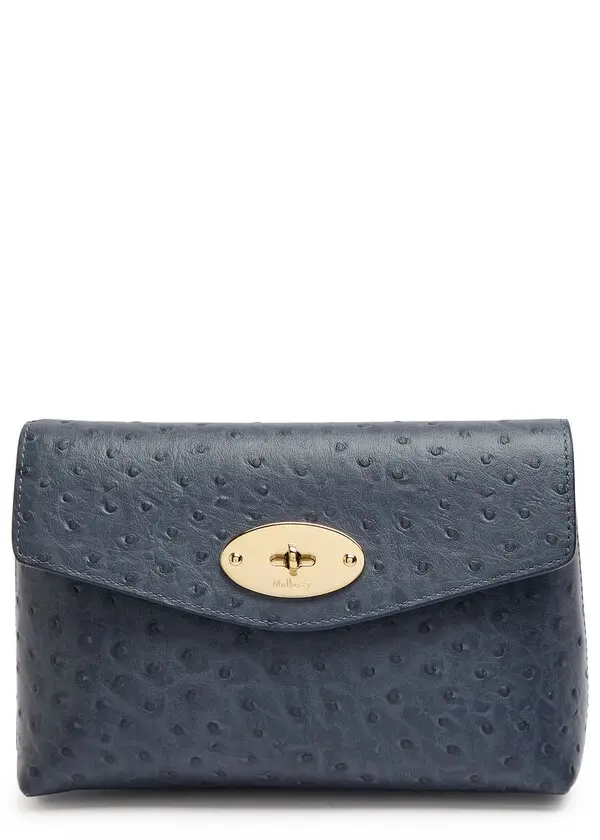 Mulberry Darley Ostrich Leather Pouch