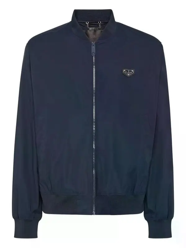 Philipp Plein Zip Nylon Bomber Jacket