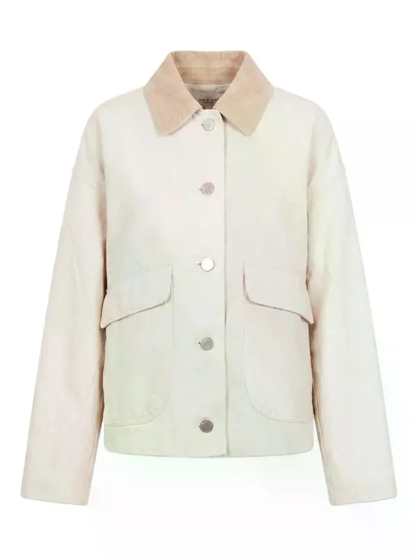 Rag & Bone Natalia Denim Jacket - Neutrals