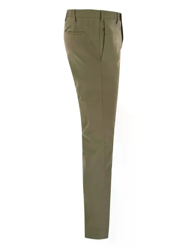 PT TORINO Dieci Flat-bellied Trousers - Green