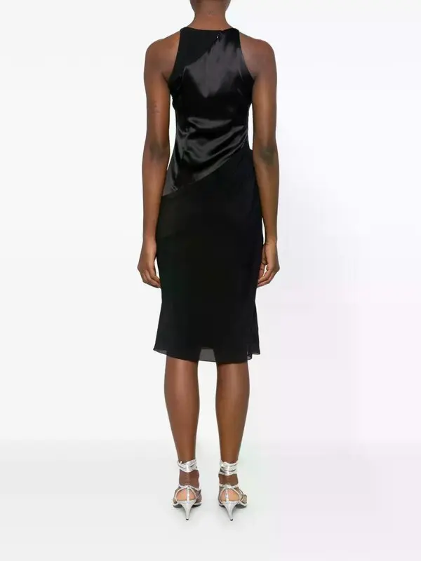 BOTSI Asymmetric-design Midi Dress