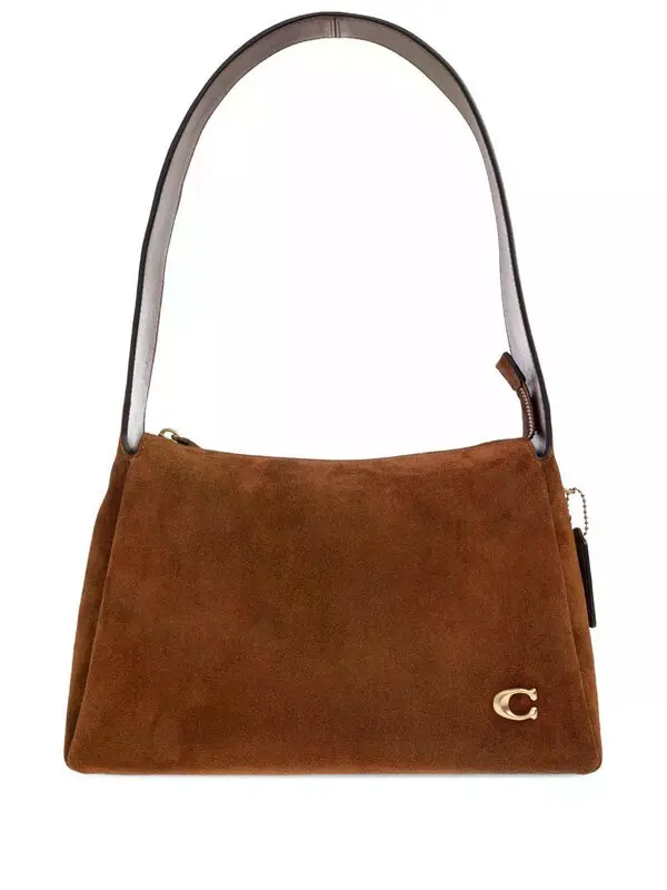 COACH Lola Initial Logo Zip Tote Bag - Brown