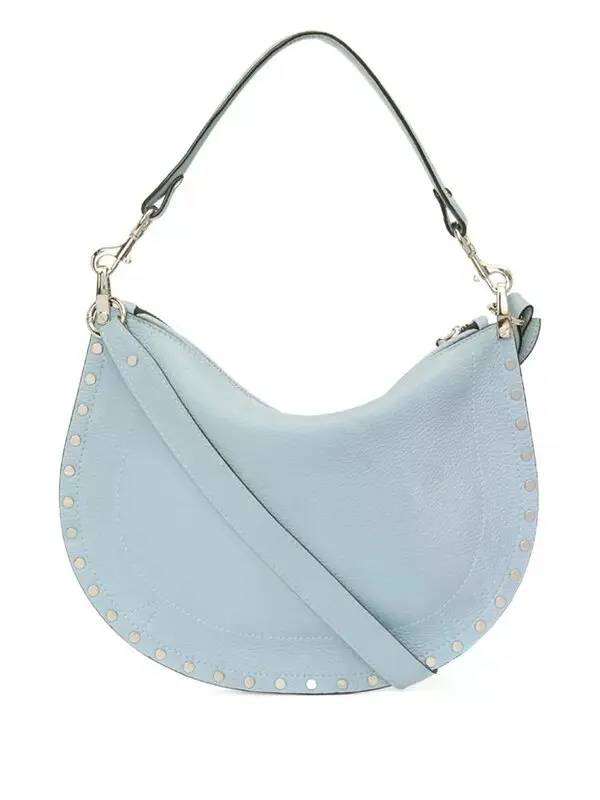 Isabel Marant Étoile Oskan Soft Zip Leather Crossbody Bag - Blue