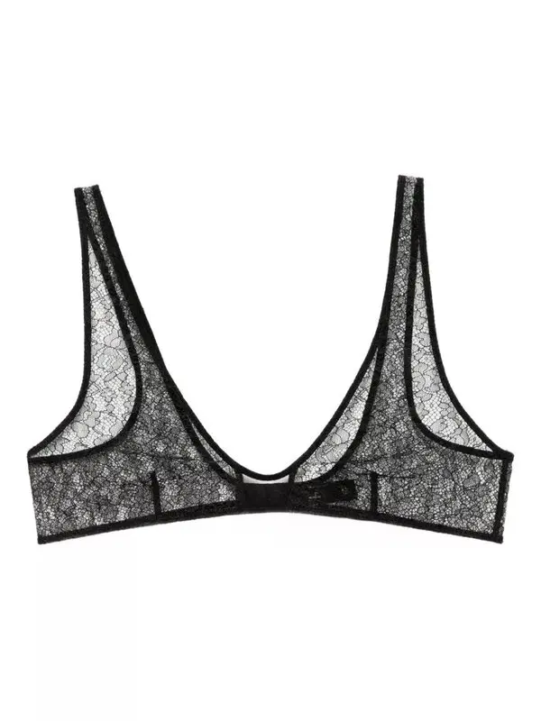 Kiki De Montparnasse Petite Fleur Bra - Black