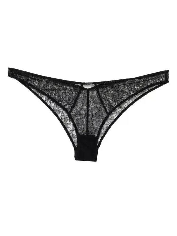 Kiki De Montparnasse Petite Fleur Brief - Black