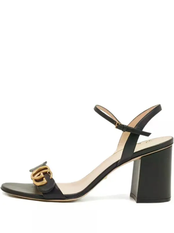 Gucci Gg Marmont Leather Sandals