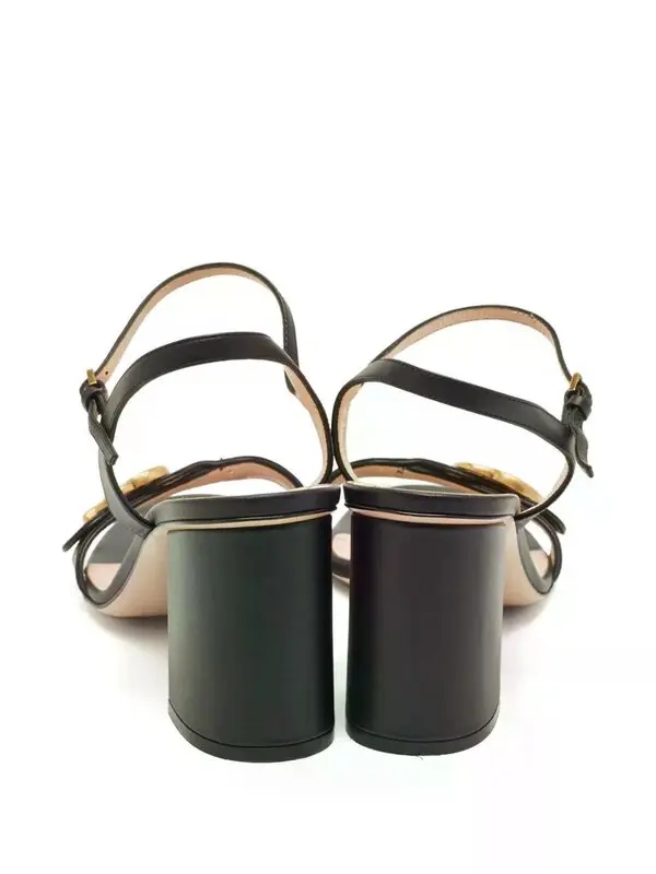 Gucci Gg Marmont Leather Sandals