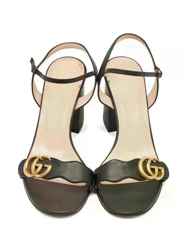Gucci Gg Marmont Leather Sandals