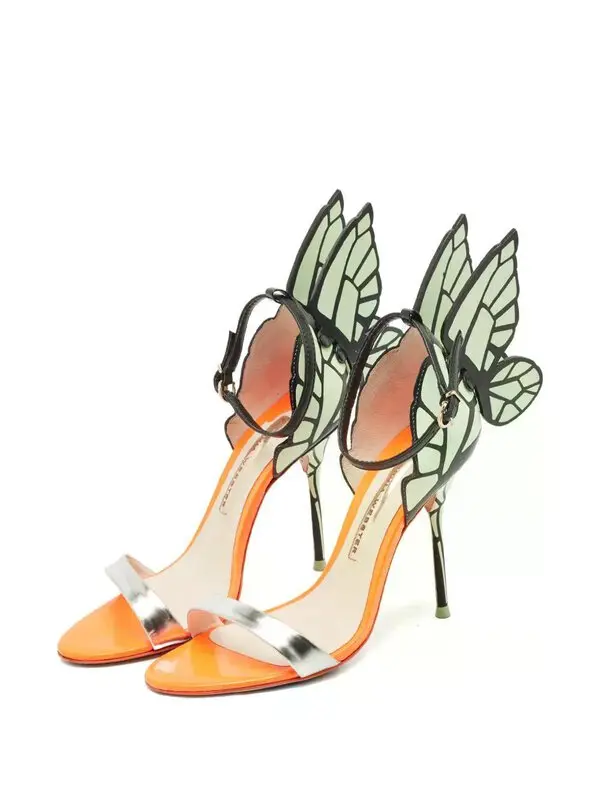 SOPHIA WEBSTER Evangeline Butterfly-wing Stiletto Sandals