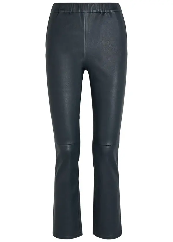 ARMA Kamilla Leather Trousers - Navy