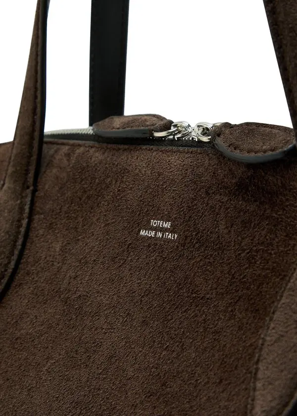 TOTEME Day Medium Suede Tote - Brown