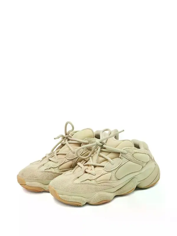 ADIDAS X YEEZY Yeezy 500 Layered Suede Sneakers - Neutrals