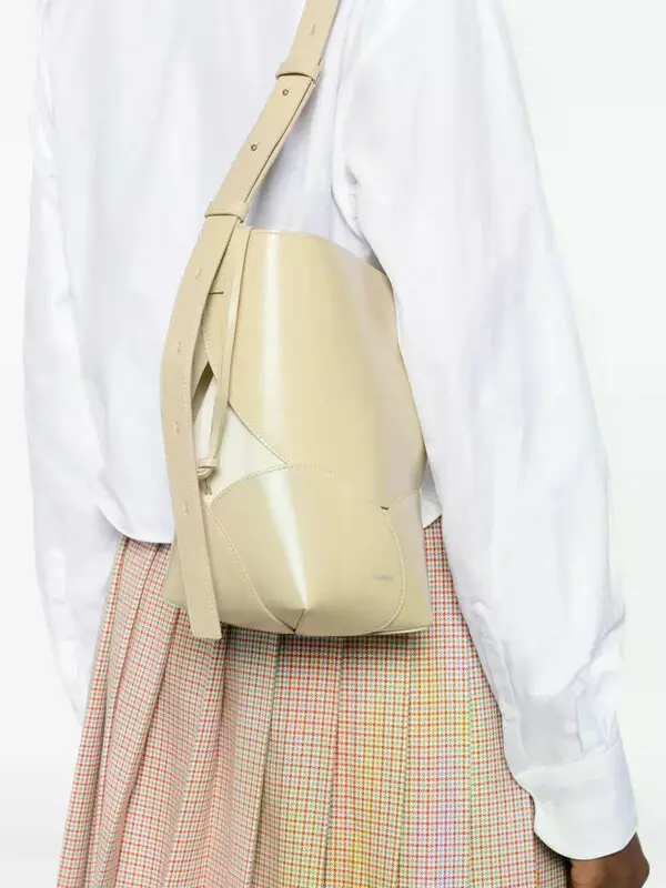 JIL SANDER Small Drawstring Bucket Bag