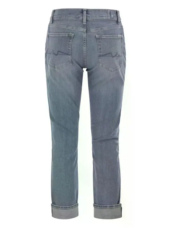 7 For All Mankind Rolled Belt-loop Jeans