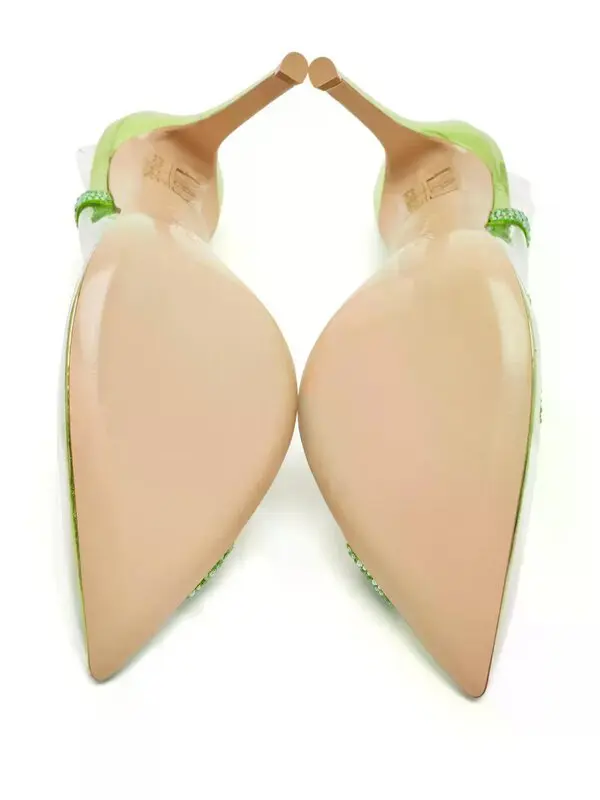 GIANVITO ROSSI Hortensia Embellished Pumps - Green