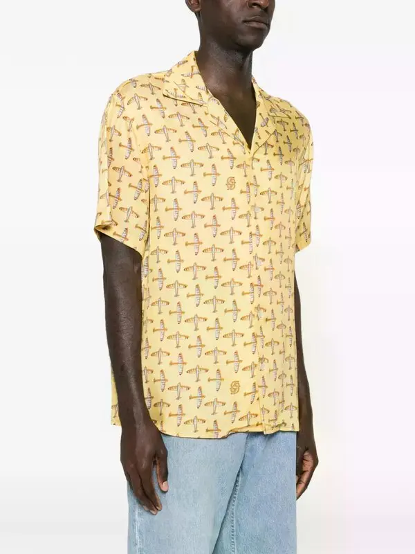 Drole De Monsieur Skyline Shirt - Yellow