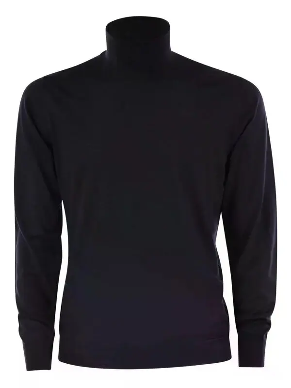 Fedeli Turtleneck Sweater - Blue