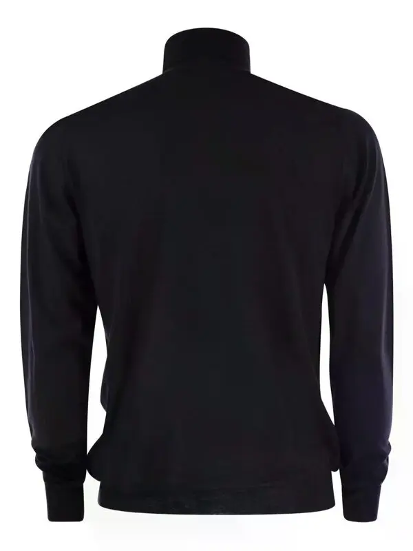 Fedeli Turtleneck Sweater - Blue