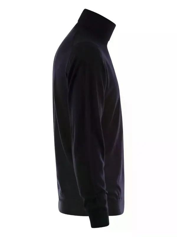 Fedeli Turtleneck Sweater - Blue
