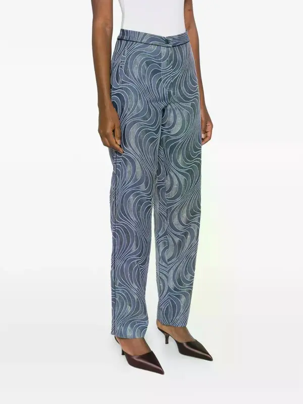 BOTSI Illusion-print Trousers