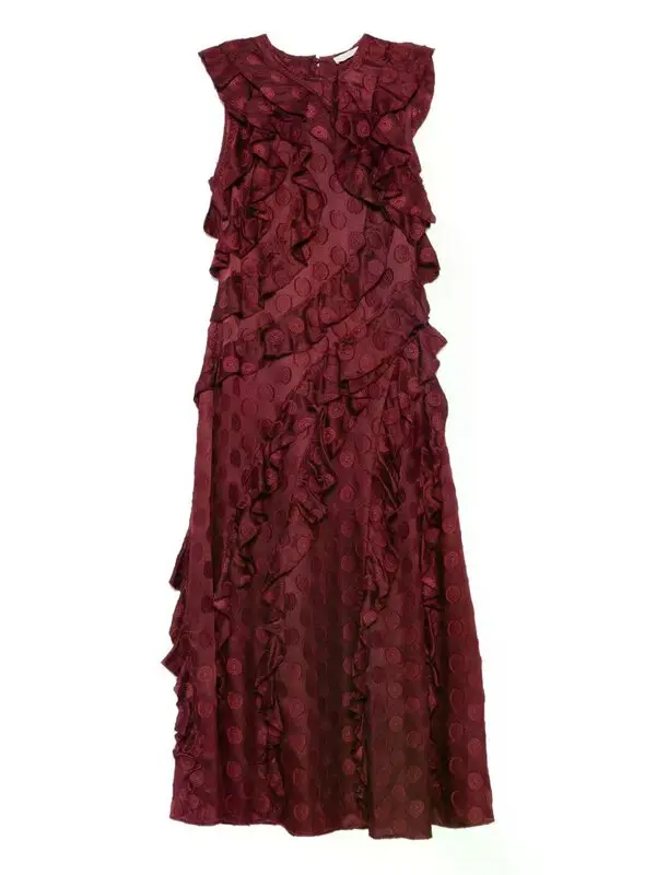 Ulla Johnson Kavita Cascading Ruffled Midi Dress
