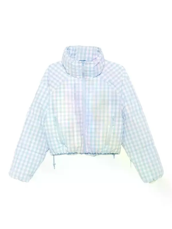 Cordova Cortina Checkered Puffer Ski Jacket - Blue