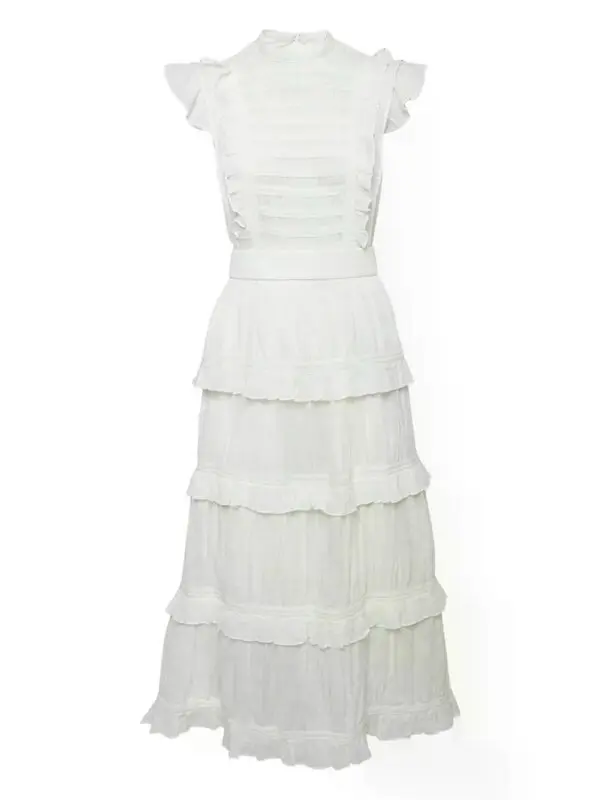 SIR. Aurelie Tiered Midi Dress
