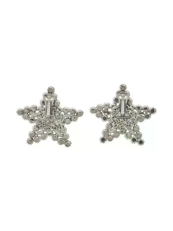 Alessandra Rich Star-shape Clip-on Earrings