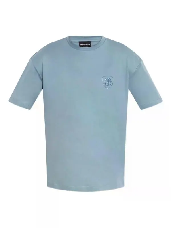 Giorgio Armani Emblem T-shirt - Blue
