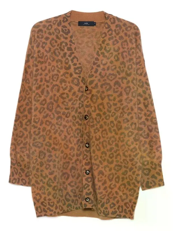 Arch4 Mr Dubois Leopard-print Cardigan