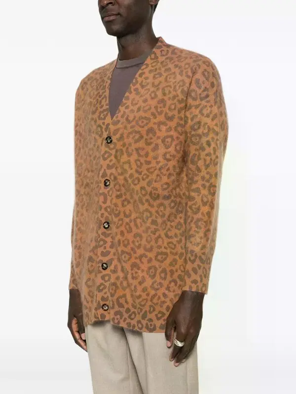 Arch4 Mr Dubois Leopard-print Cardigan