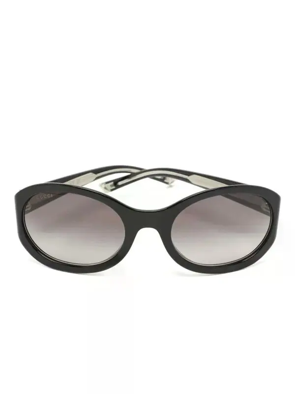 Gucci Oval-frame Sunglasses - Black