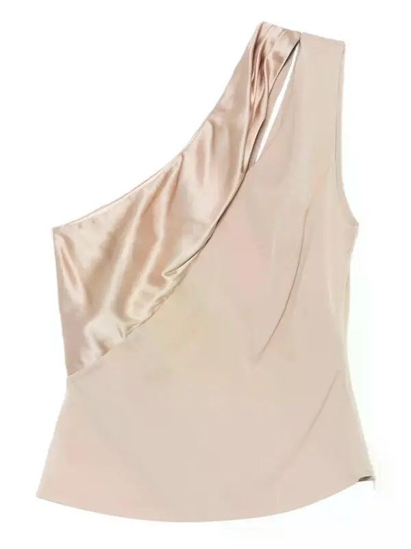 BOTSI One-shoulder Draped Top