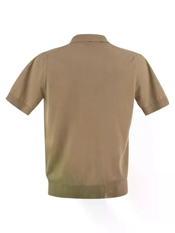 Peserico Ribbed Polo Shirt