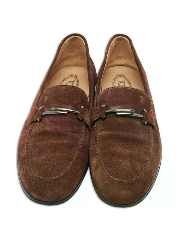 TOD'S Suede Penny Loafers