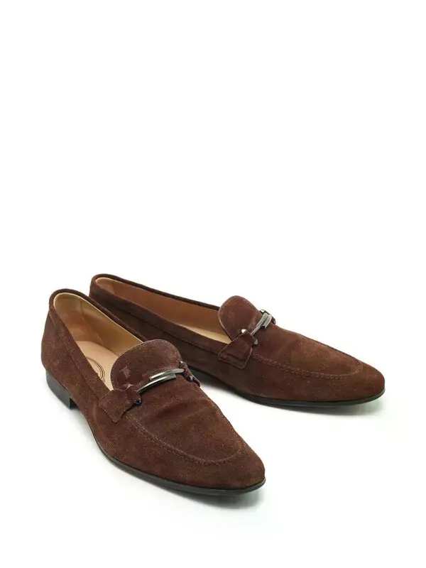 TOD'S Suede Penny Loafers