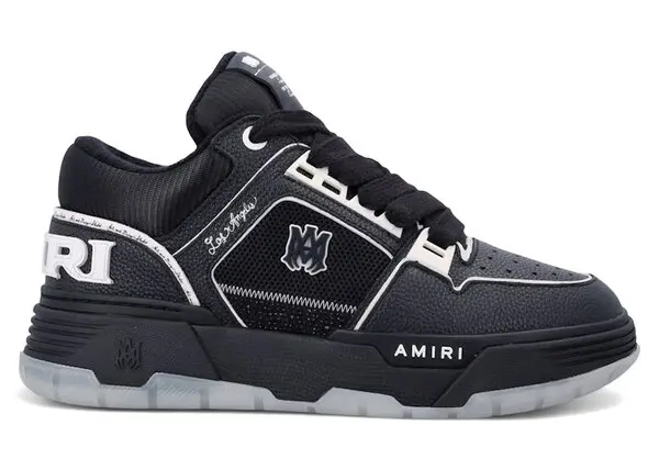 Amiri Ma1 Leather Sneakers - Black