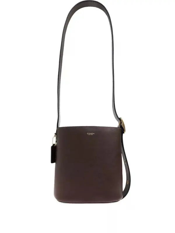 COACH Bleecker Strap Calf Leather Tote Bag - Brown