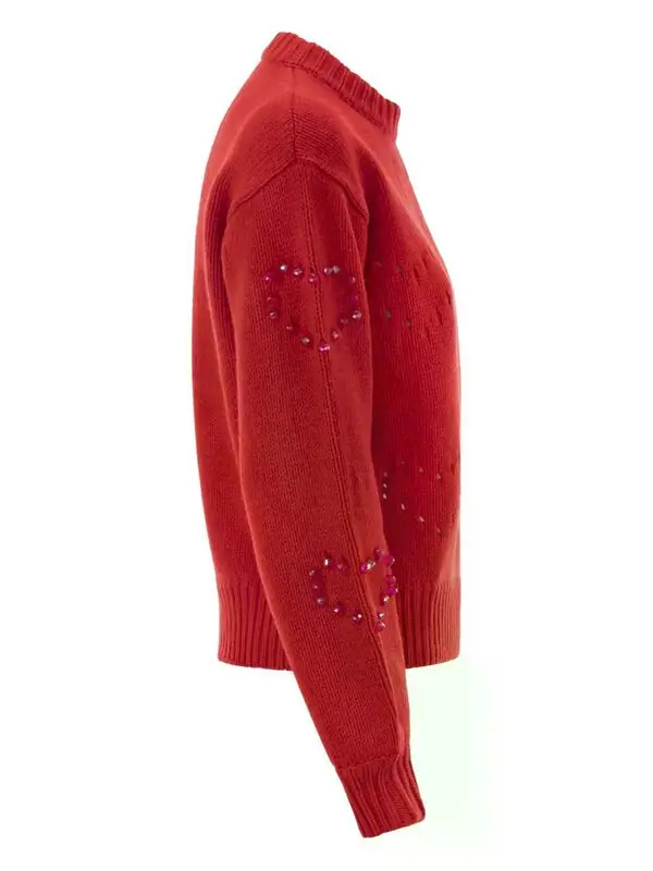 MC2 SAINT BARTH Danya Heart-motif Jumper