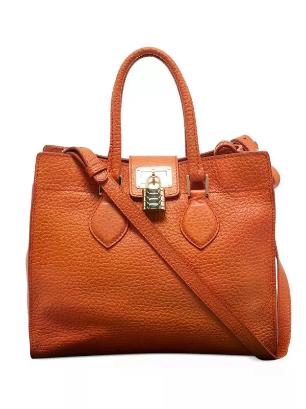 Roberto Cavalli Leather Florence Tote Bag
