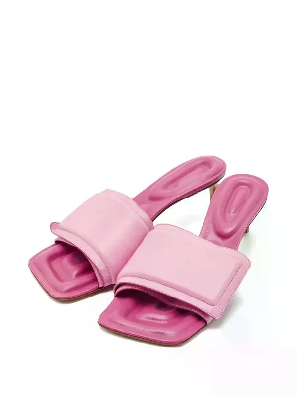 Jacquemus Leather Square Sandals