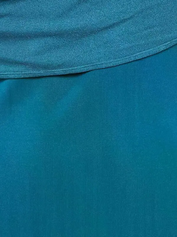 CHATS BY C.DAM Draped One-sleeve Maxi Dress