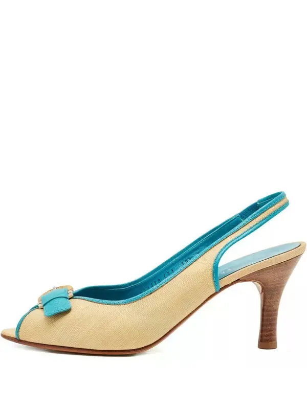 FERRAGAMO Buckle Slingback Pumps