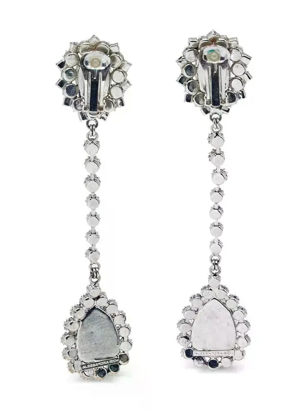 Alessandra Rich Crystal Drop Earrings