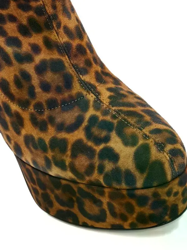 GIANVITO ROSSI Leopard-print Platform Boots