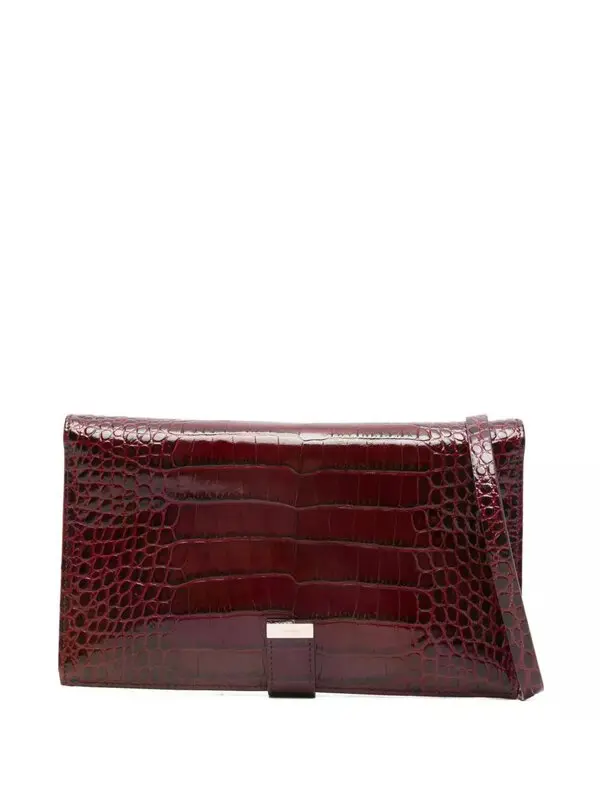 TOM FORD Croc-embossed Wallet - Red