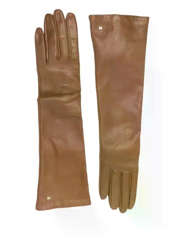 Max Mara Afidee Gloves - Brown