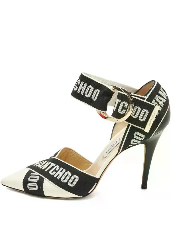 JIMMY CHOO Pointed-toe Strap Pumps