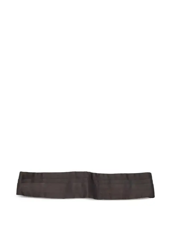 Prada Satin Buckle Cummerbund - Black